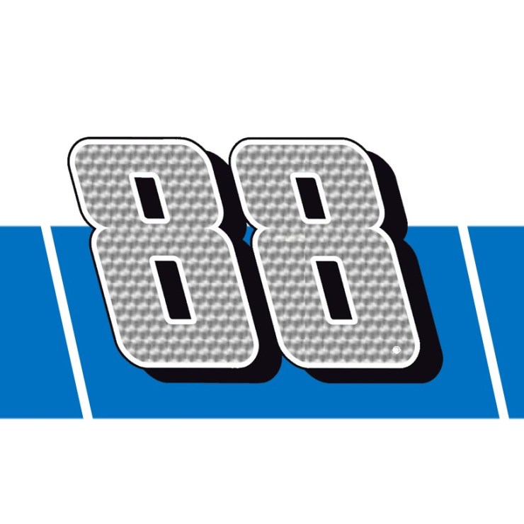 2017 DALE EARNHARDT JR. CUP NUMBER CARDS