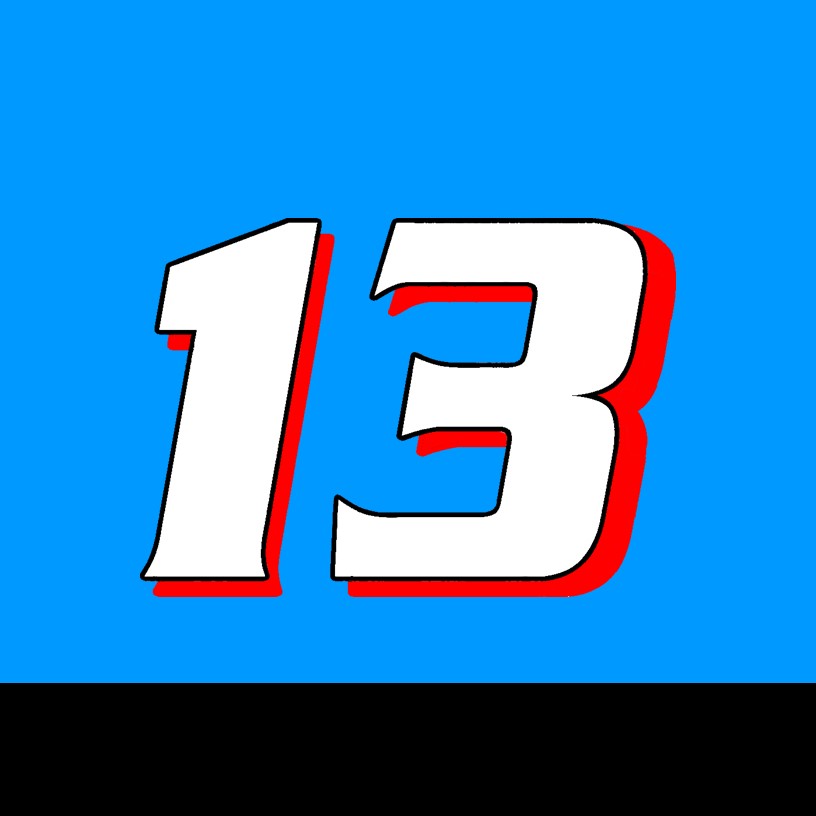 2018 STAN MULLIS XFINITY NUMBER CARDS