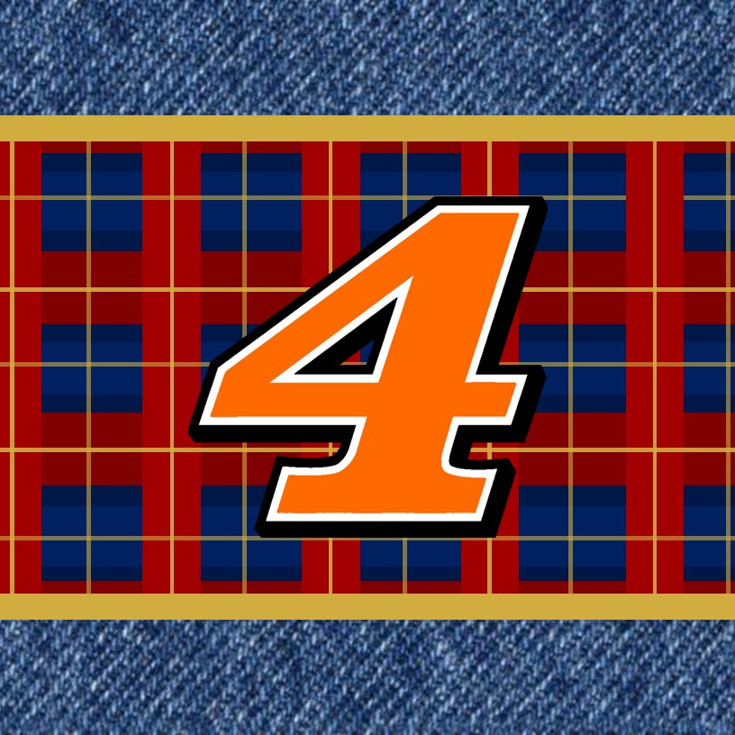 2019 KEVIN HARVICK CUP NUMBER CARDS