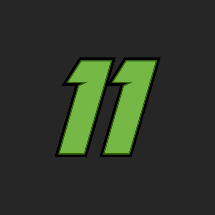 2019 JUSTIN HALEY XFINITY NUMBER CARDS