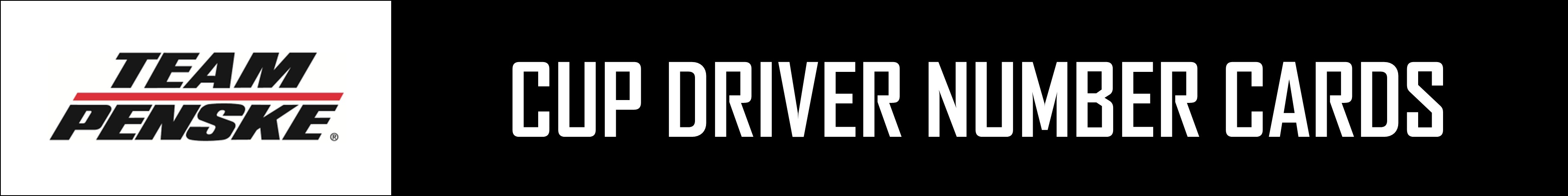 PENSKE XFINITY NUMBER CARDS