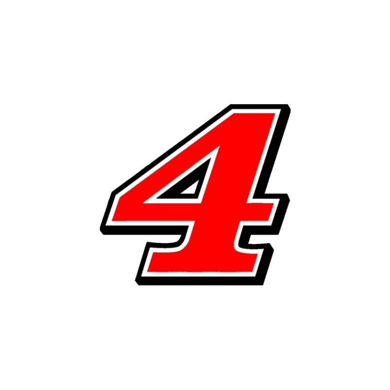 2020 KEVIN HARVICK CUP NUMBER CARDS