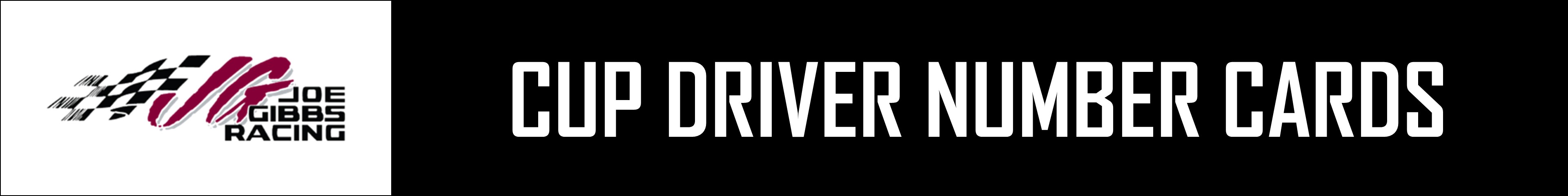 JOE GIBBS ARCA NUMBER CARDS