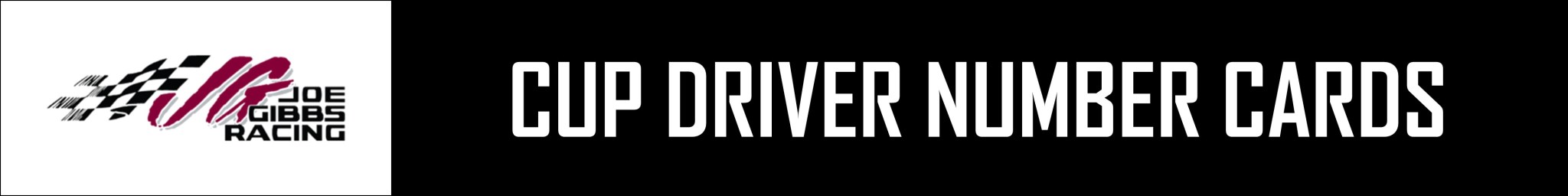 JOE GIBBS ARCA NUMBER CARDS