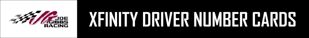 JOE GIBBS ARCA NUMBER CARDS