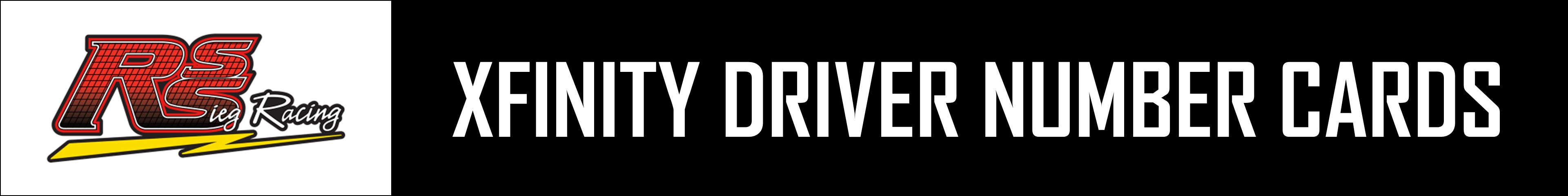 RSS RACING ARCA NUMBER CARDS