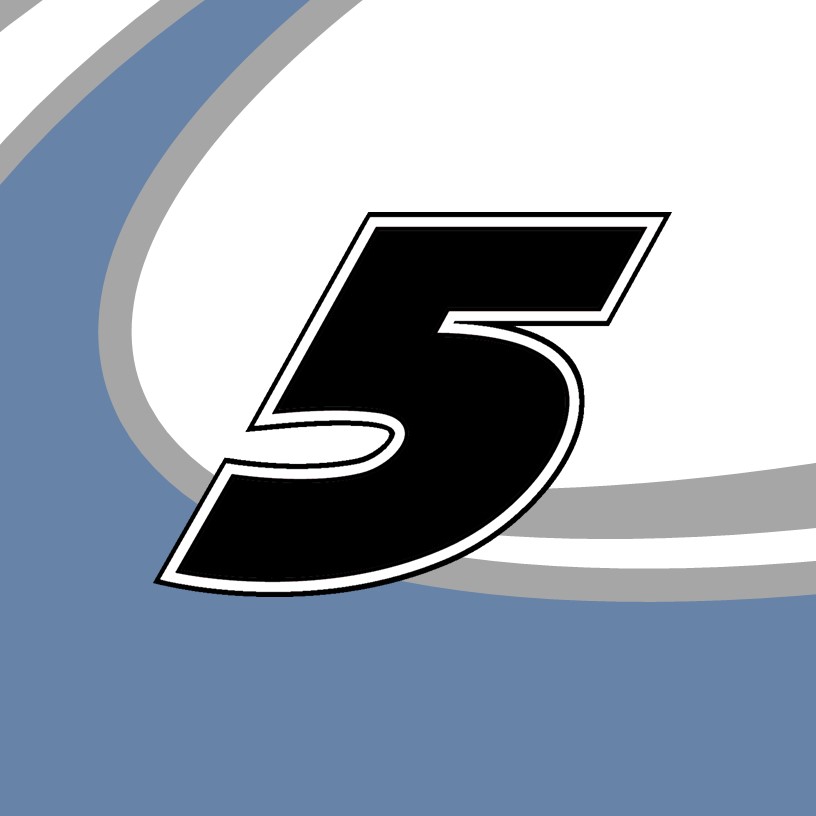 2021 KYLE LARSON IRACING NUMBER CARDS