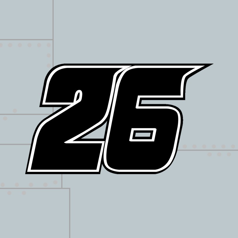 2021 COLIN GARRETT XFINITY NUMBER CARDS