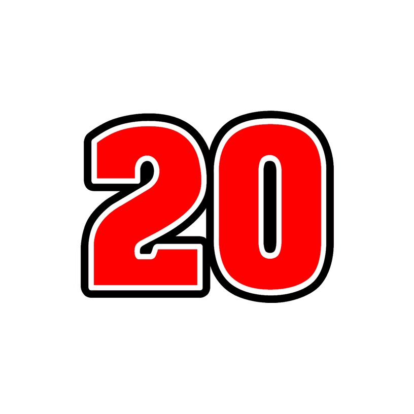 2021 HARRISON BURTON XFINITY NUMBER CARDS