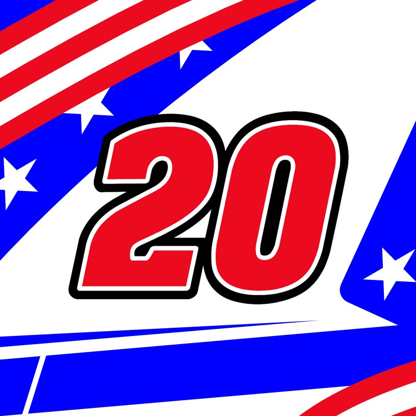 2021 CHRISTOPHER BELL CUP NUMBER CARDS