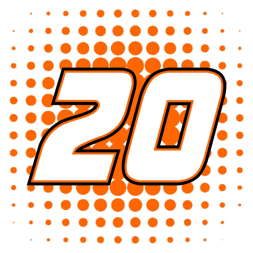 2021 COREY HEIM ARCA NUMBER CARDS