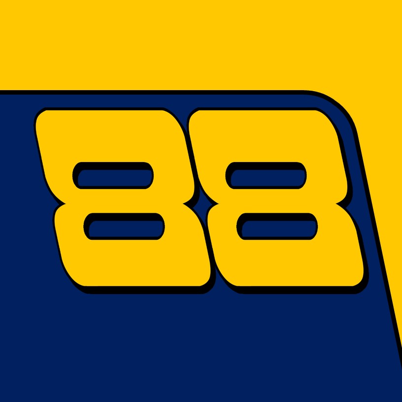 2021 DALE EARNHARDT JR. IRACING NUMBER CARDS