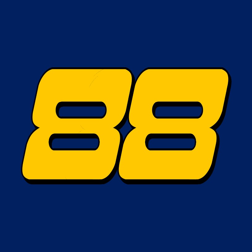 2021 DALE EARNHARDT JR. IRACING NUMBER CARDS