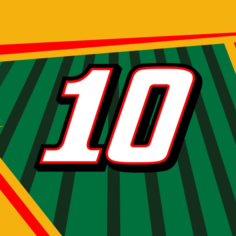 2021 ARIC ALMIROLA IRACING NUMBER CARDS