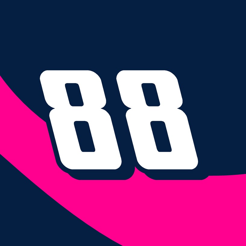 2021 DALE EARNHARDT JR. IRACING NUMBER CARDS