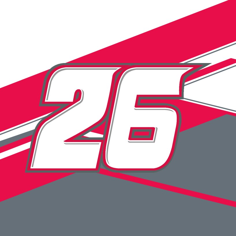 2021 DYLAN LUPTON XFINITY NUMBER CARDS