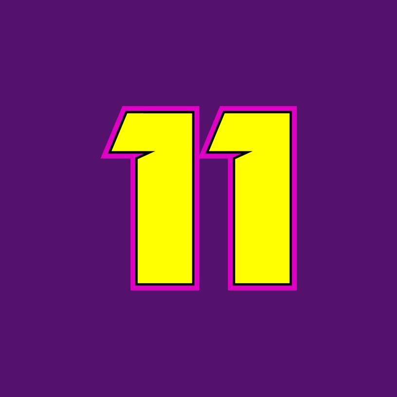 2021 JUSTIN HALEY XFINITY NUMBER CARDS