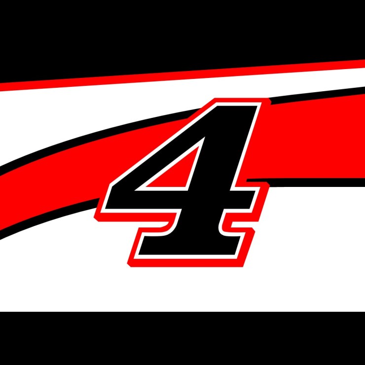 2022 KEVIN HARVICK CUP NUMBER CARDS