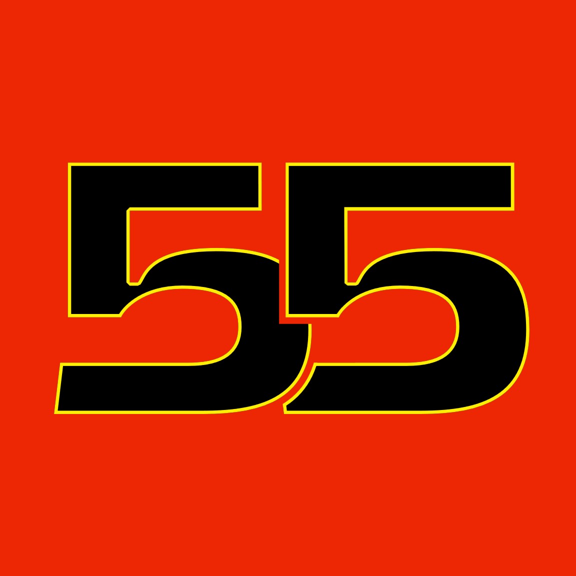 2022 CARLOS SAINZ FORMULA 1 NUMBER CARDS