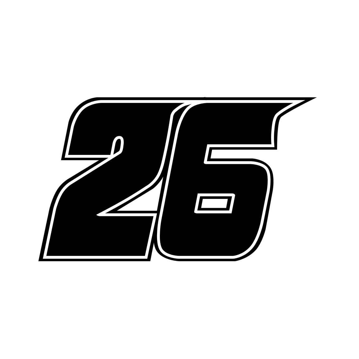 2022 DEREK GRIFFITH XFINITY NUMBER CARDS