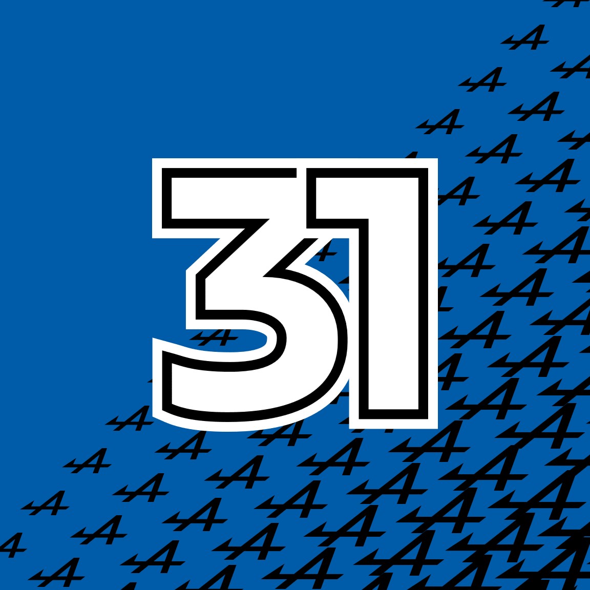 2022 ESTEBAN OCON FORMULA 1 NUMBER CARDS