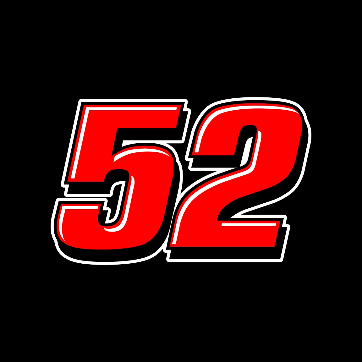 2022 HARRISON RHODES XFINITY NUMBER CARDS