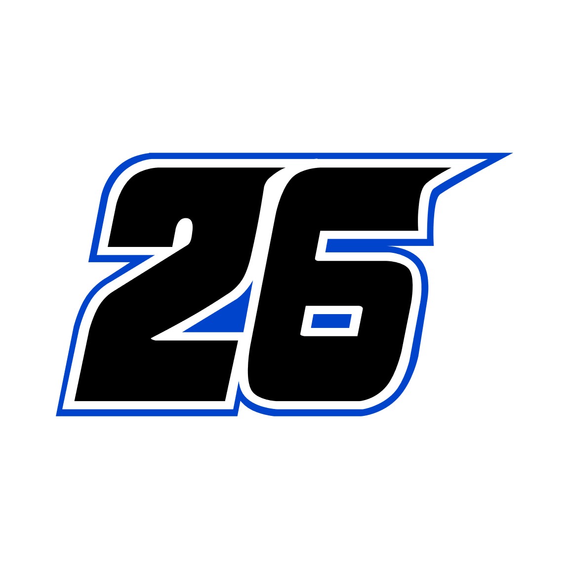 2022 DEREK GRIFFITH XFINITY NUMBER CARDS