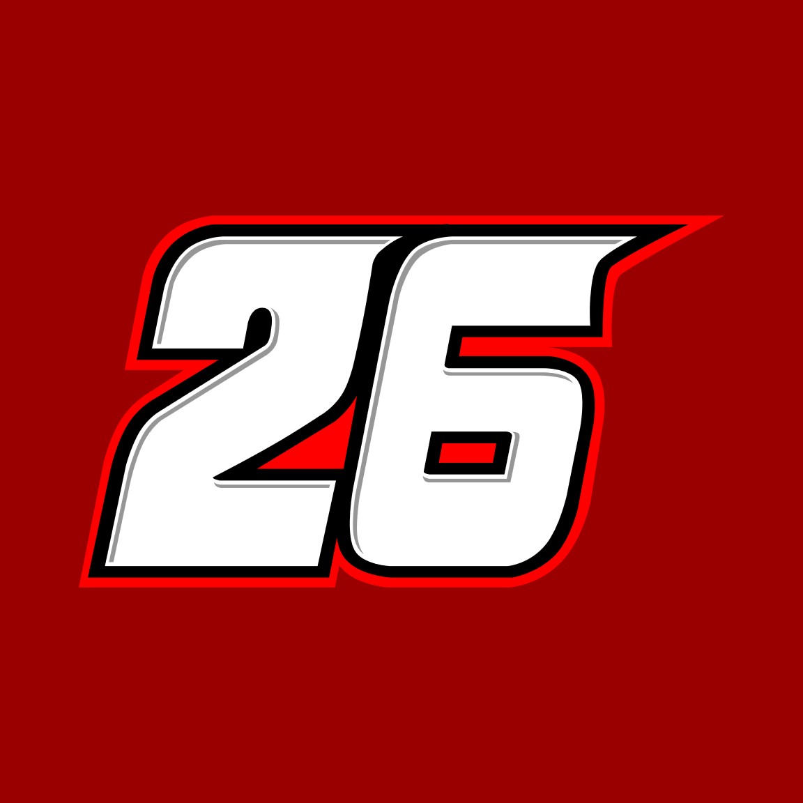 2022 DEREK GRIFFITH XFINITY NUMBER CARDS