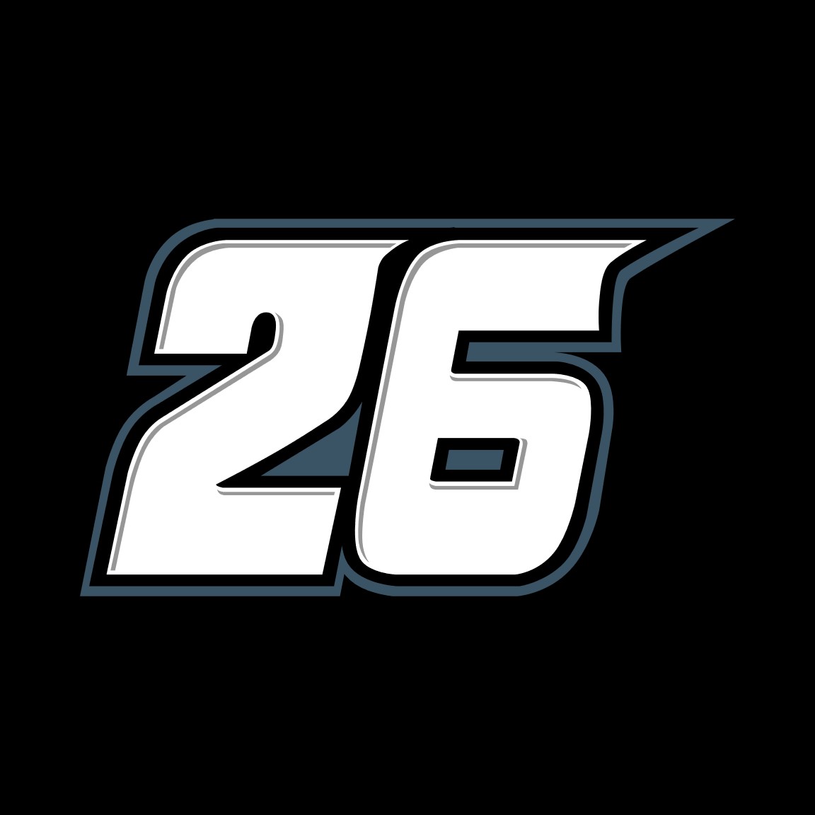 2022 DANIIL KVYAT XFINITY NUMBER CARDS