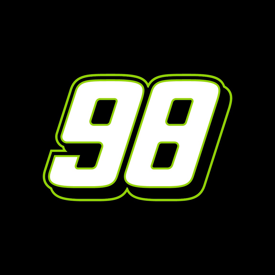 2023 RILEY HERBST XFINITY NUMBER CARDS