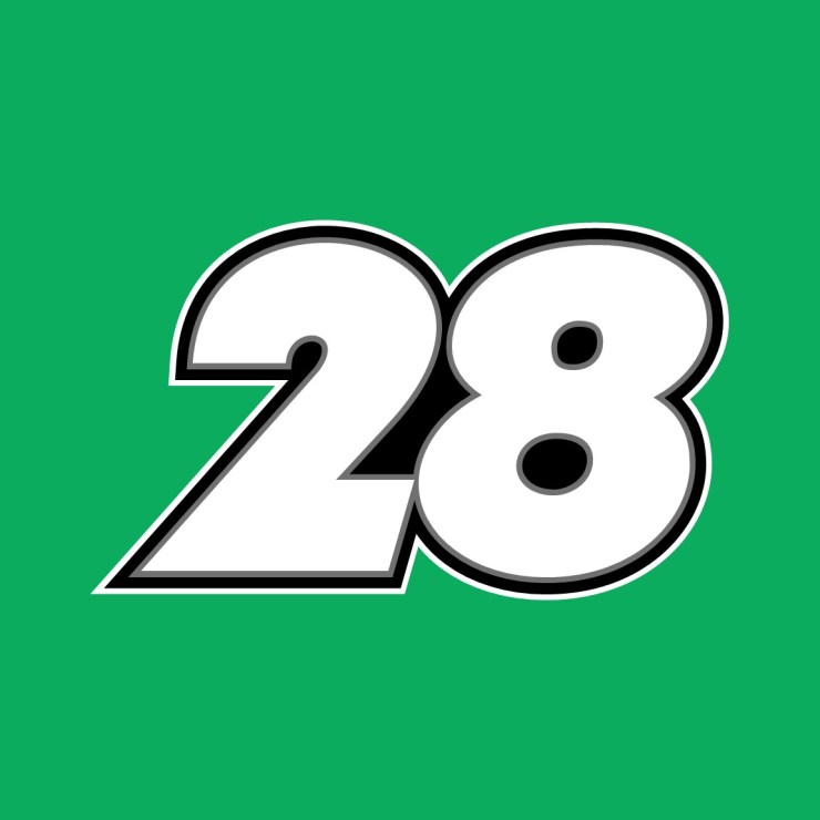 2023 KYLE SIEG XFINITY NUMBER CARDS