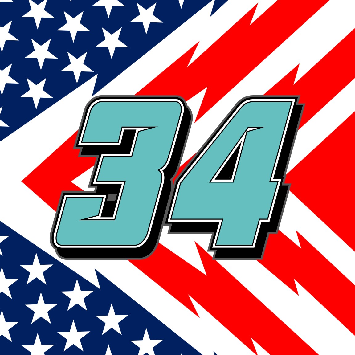 2023 KEITH MCGEE TRUCK NUMBER CARDS