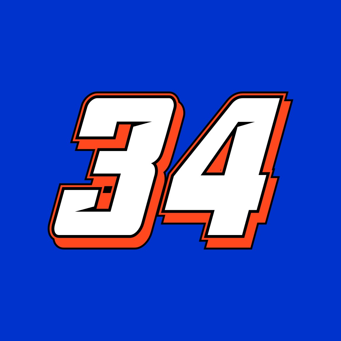 2023 CALEB COSTNER TRUCK NUMBER CARDS