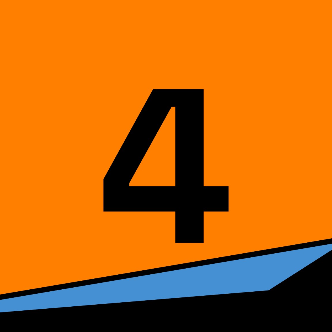 2023 LANDO NORRIS FORMULA 1 NUMBER CARDS