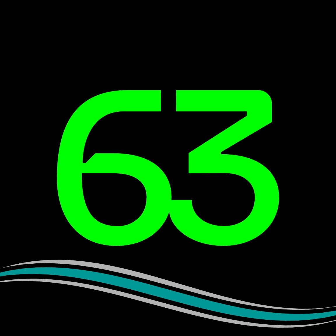 2023 GEORGE RUSSELL FORMULA 1 NUMBER CARDS