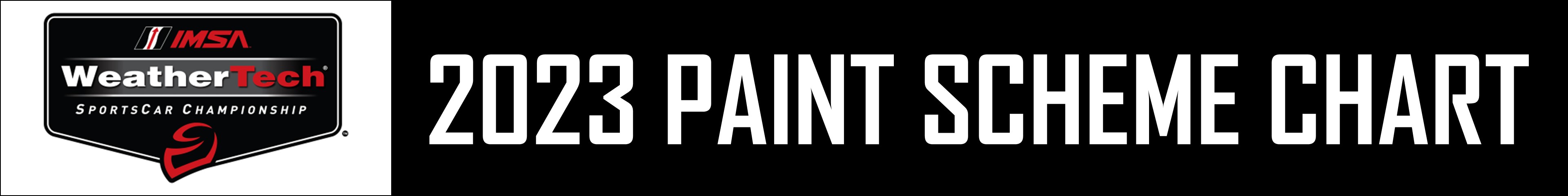 WEATHERTECH SERIES PAINT SCHEME CHARTS