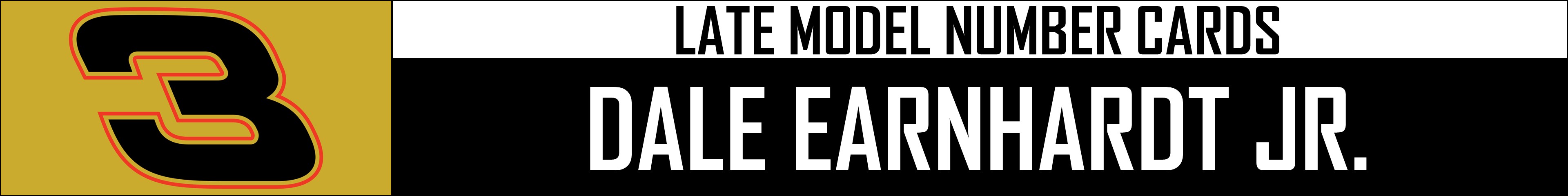 LATE MODEL NUMBER CARDS