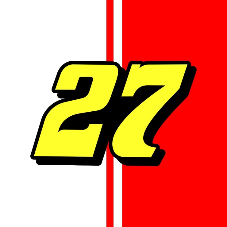 2023 DARLINGTON THROWBACK XFINITY NUMBER CARDS
