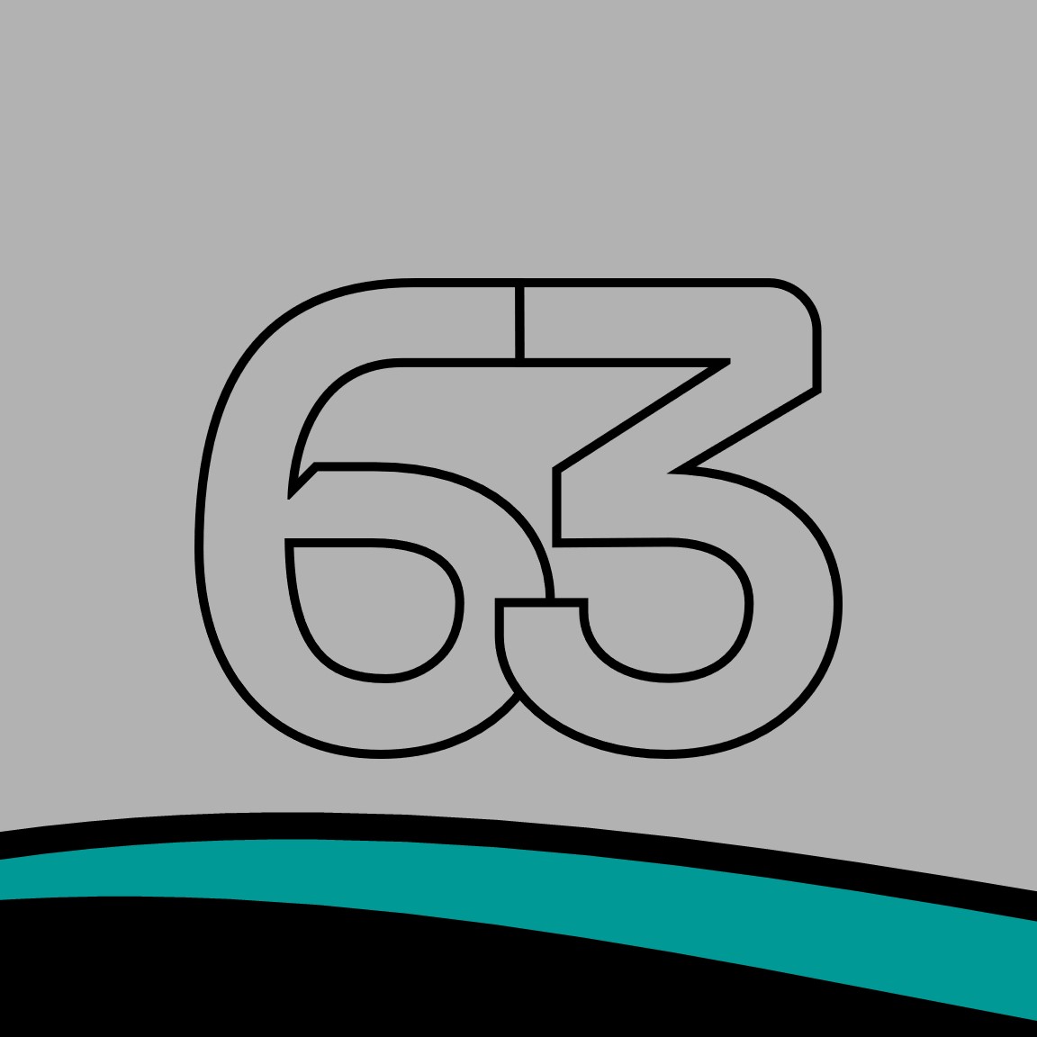 2024 GEORGE RUSSELL FORMULA 1 NUMBER CARDS