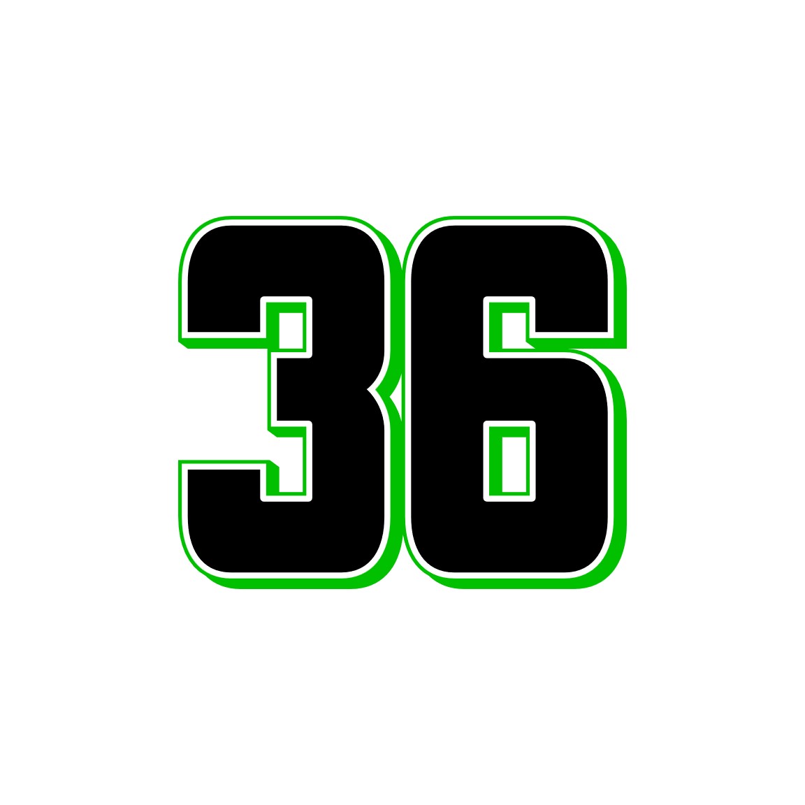 2024 RYAN HUFF TRUCK NUMBER CARDS