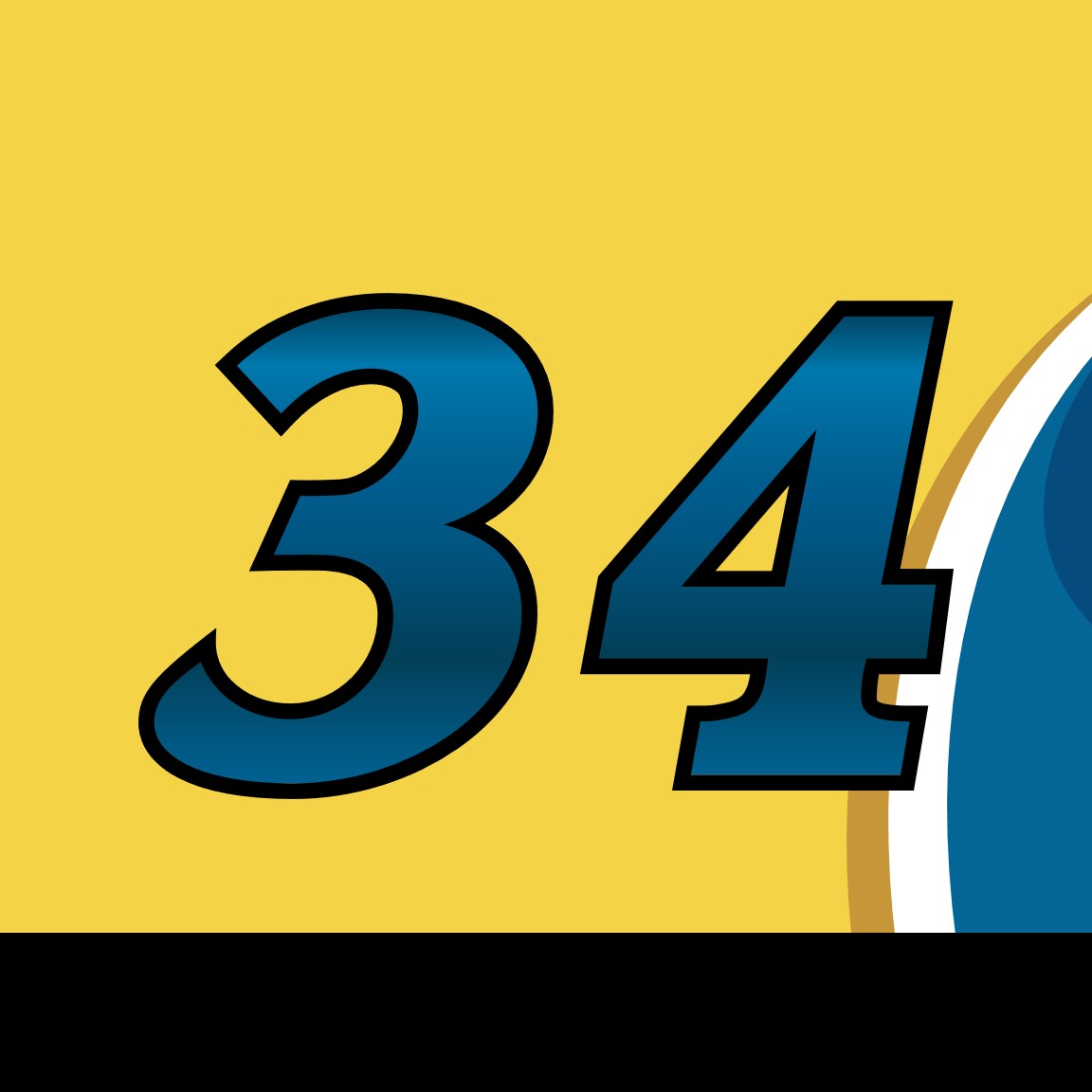 2024 MICHAEL MCDOWELL CUP NUMBER CARDS