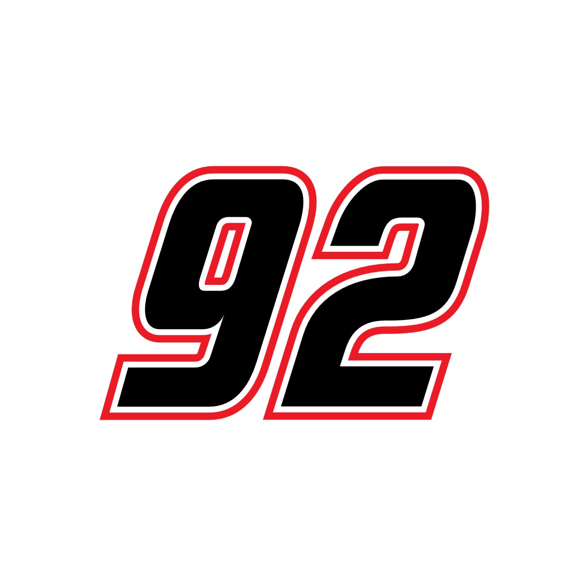 2024 JOSH BILICKI XFINITY NUMBER CARDS