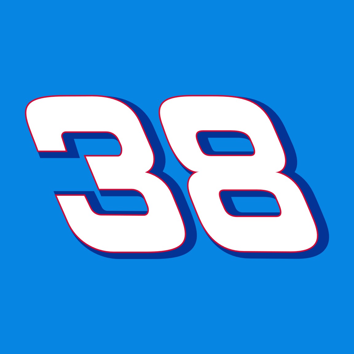 2024 LAYNE RIGGS TRUCK NUMBER CARDS