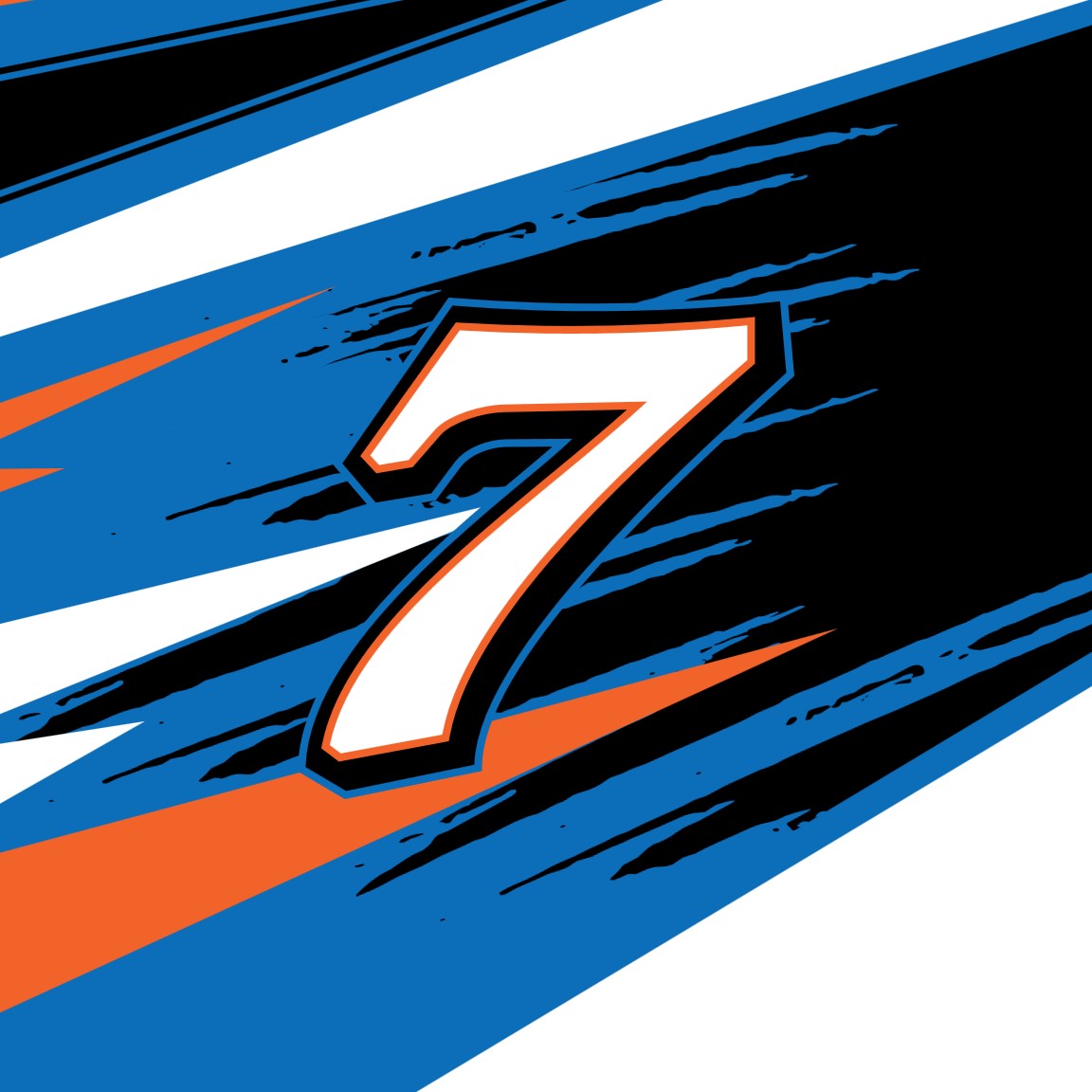 2024 KYLE BUSCH TRUCK NUMBER CARDS