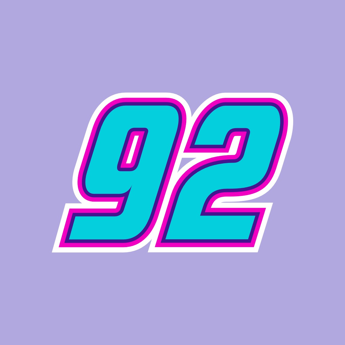 2024 NATALIE DECKER XFINITY NUMBER CARDS