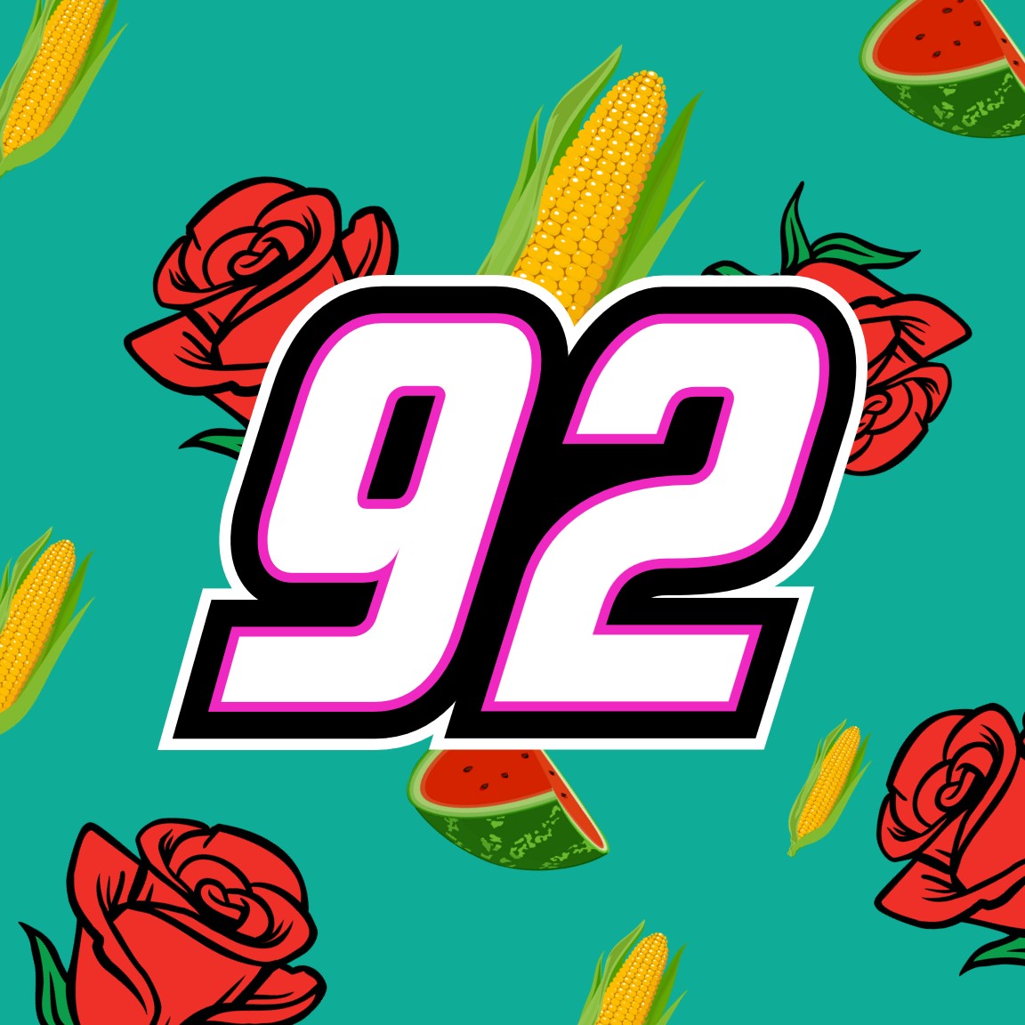 2024 ROSS CHASTAIN XFINITY NUMBER CARDS