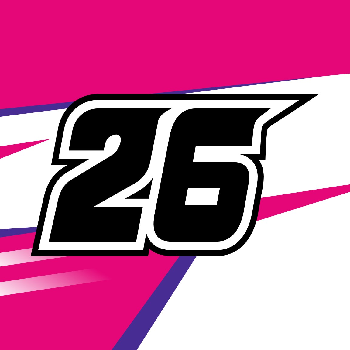 2024 CONOR DALY XFINITY NUMBER CARDS