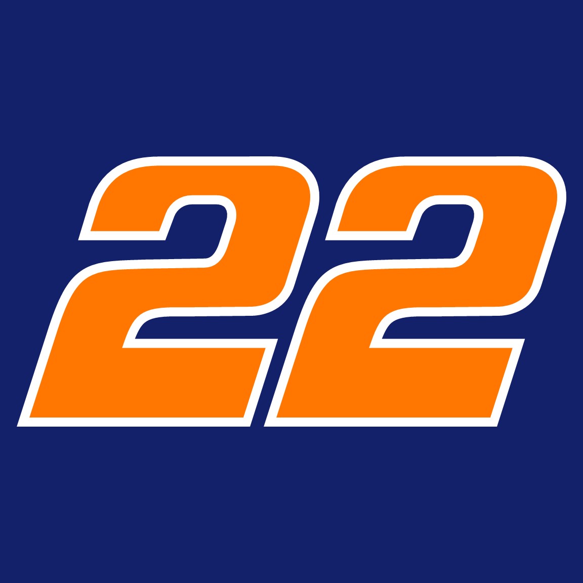 2025 JOEY LOGANO CUP NUMBER CARDS