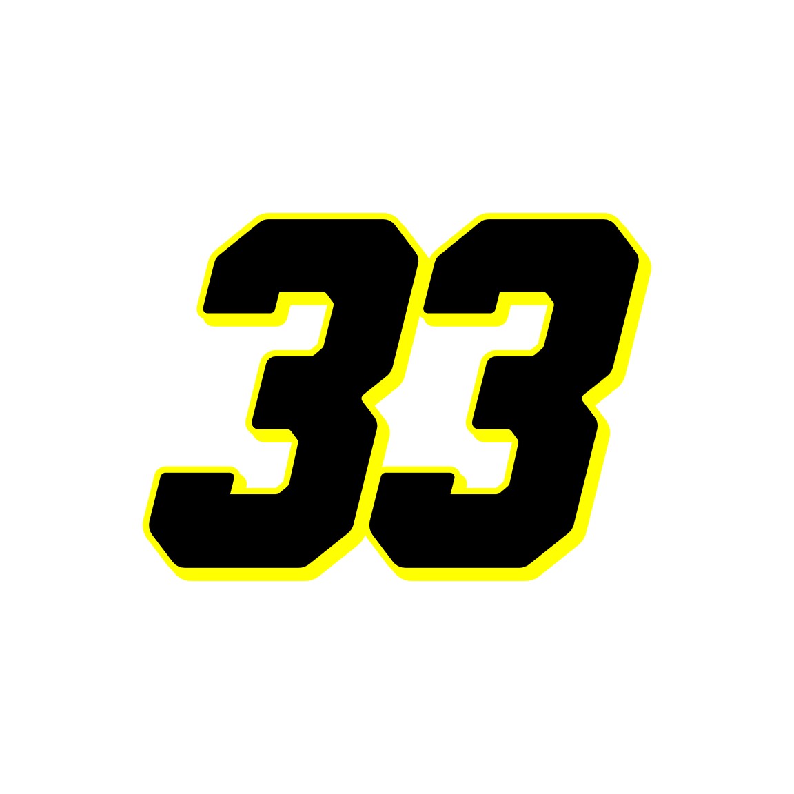 2024 CHRISTIAN RASMUSSEN INDYCAR NUMBER CARDS