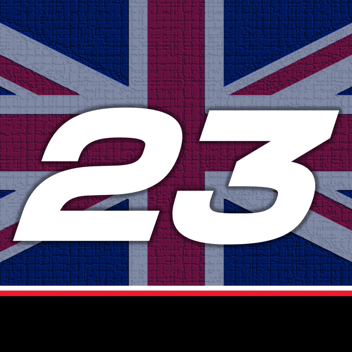 2024 ALEXANDER ALBON FORMULA 1 NUMBER CARDS